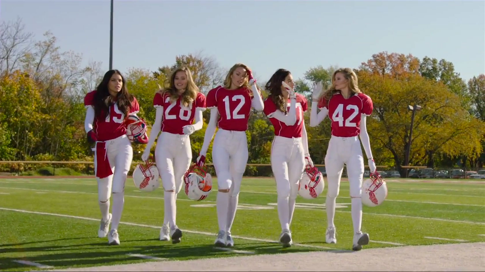 Victoria’s Secret Angels Play Football | lifewithoutandy