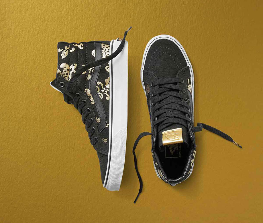 All Gold Everything: Vans' Blinged Out Heritage Collection ...