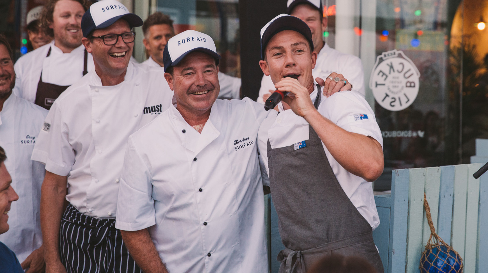 Surfing Chefs for Surf Aid | lifewithoutandy