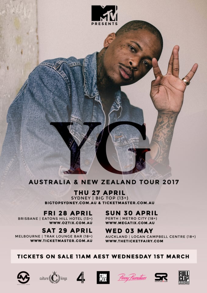 West Coast Rapper YG Locks In An Australian Tour This April ...