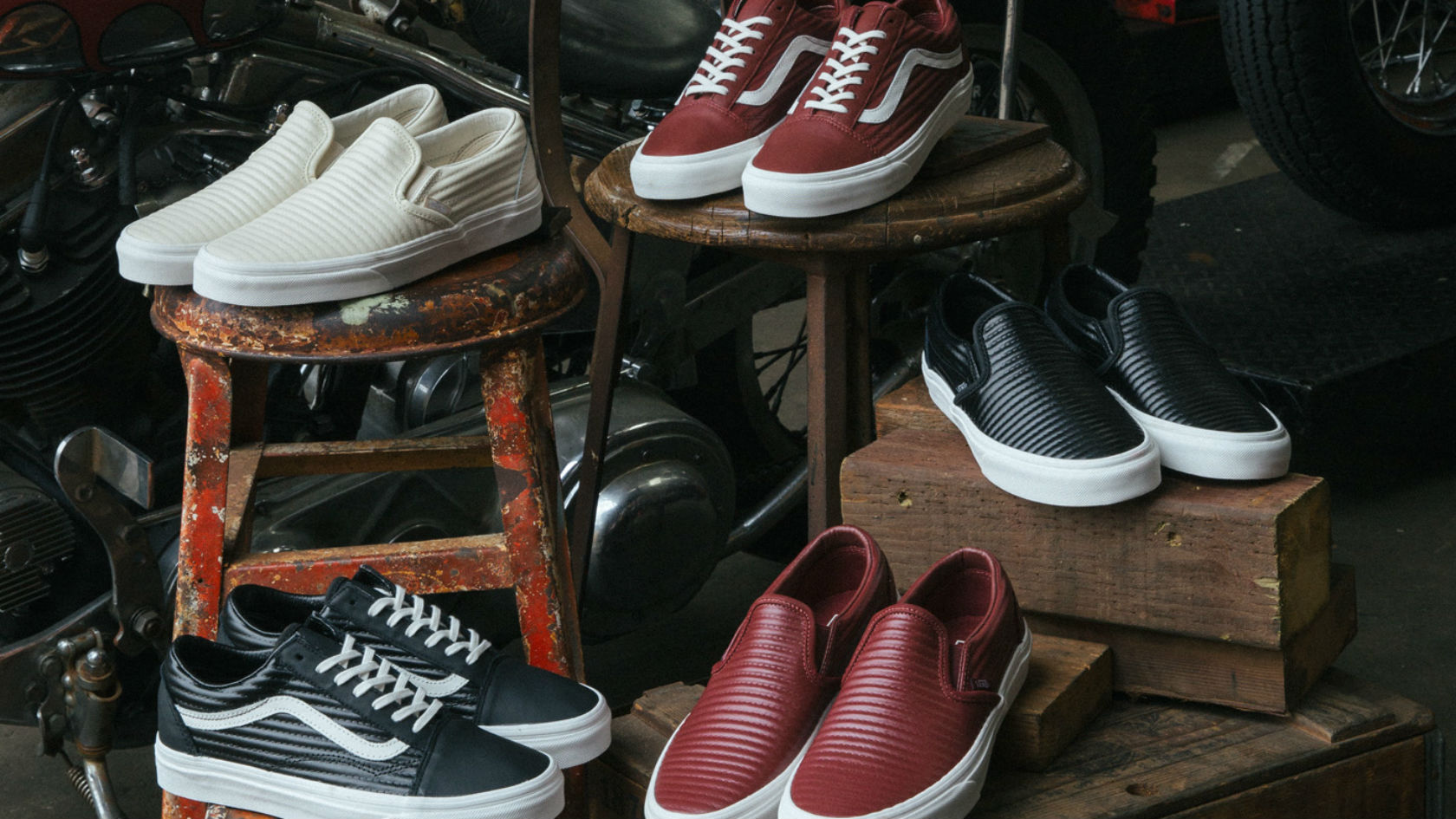 Vans Channel The Spirit Of Leather Jackets Into Moto-Esque Sneakers ...