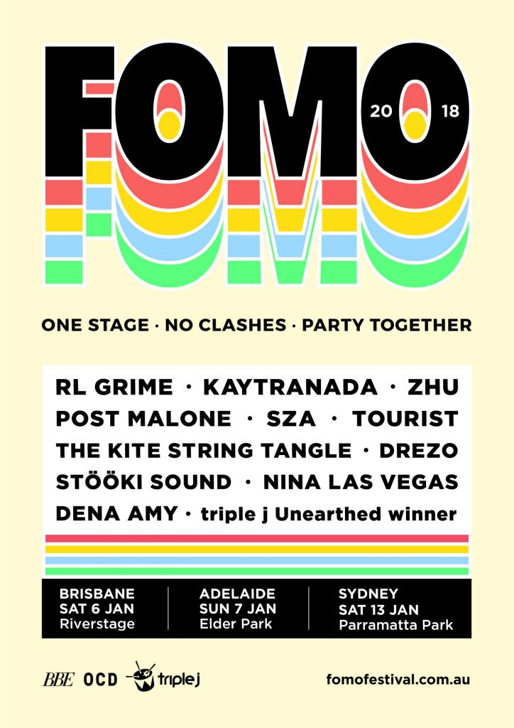 FOMO Festival Drops 2018 Lineup Ft. RL Grime, Kaytranada, SZA, Post Malone | lifewithoutandy