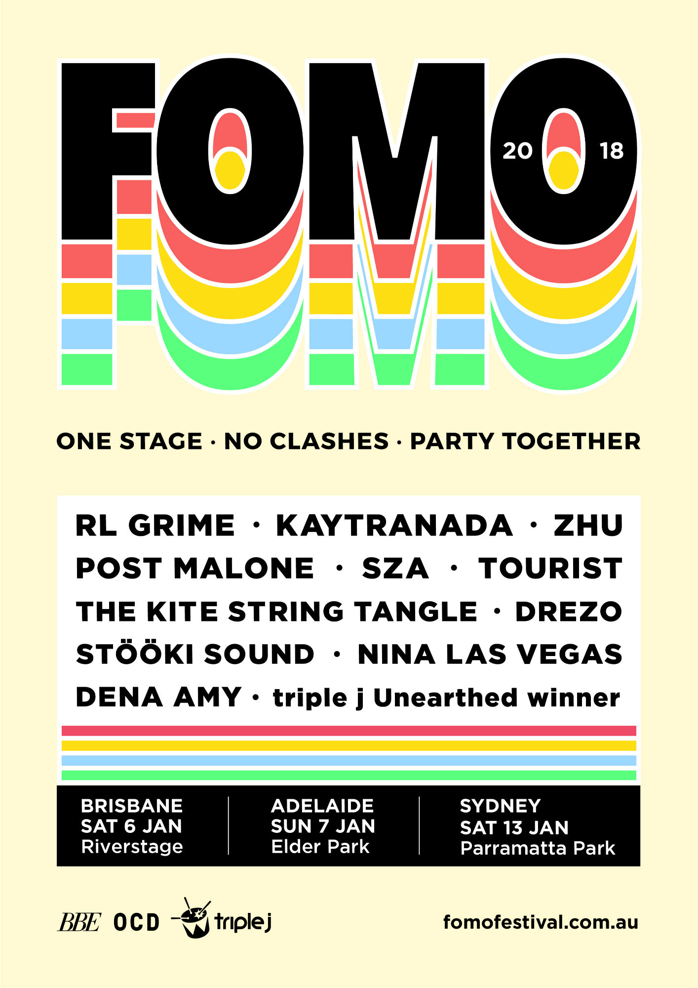 FOMO Festival Drops 2018 Lineup Ft. RL Grime, Kaytranada, SZA, Post ...