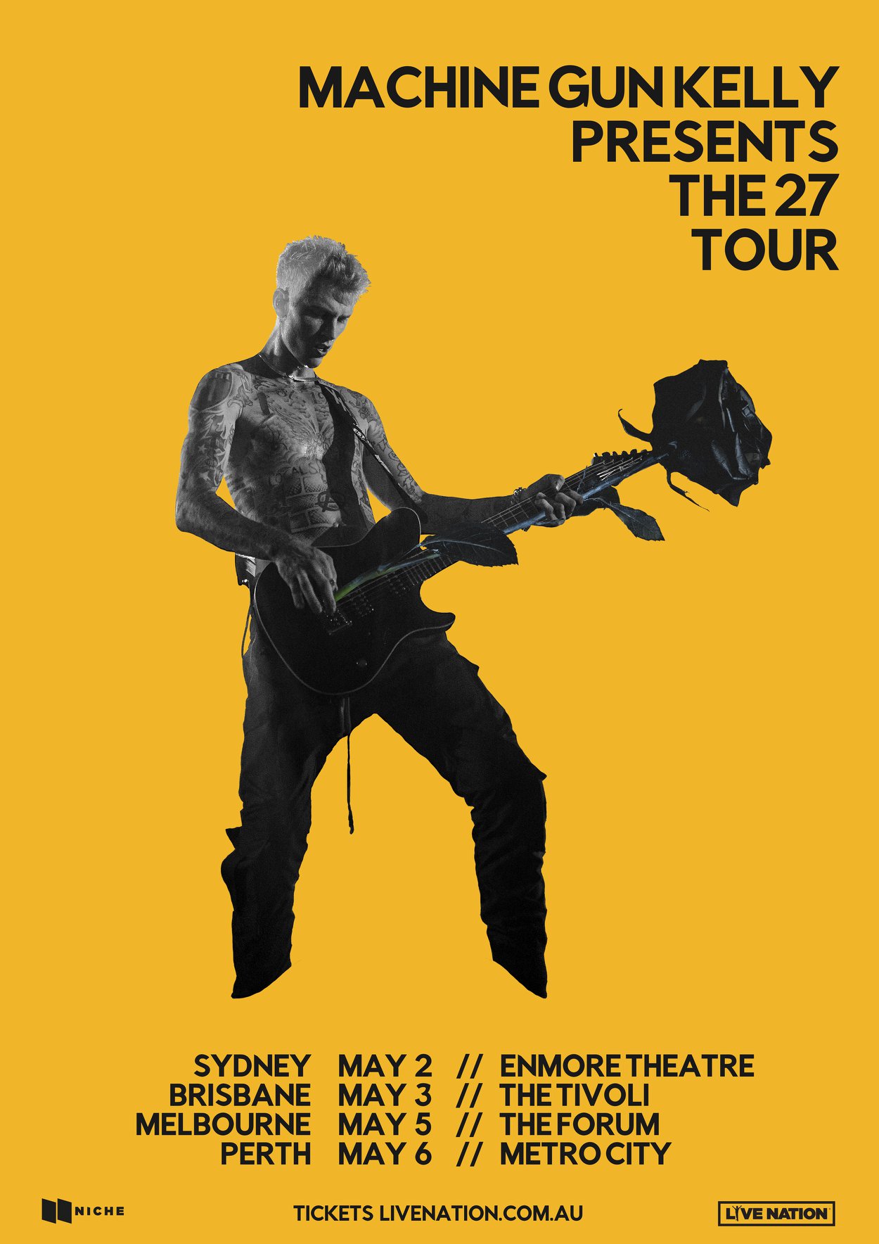Machine Gun Kelly Announces 'The 27 Tour' For May 2018 | lifewithoutandy