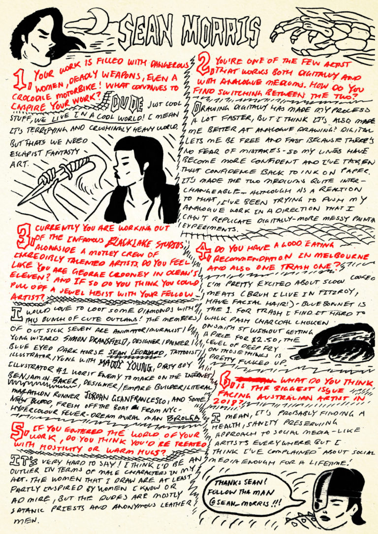 Illustrated Interview: Sean Morris | lifewithoutandy