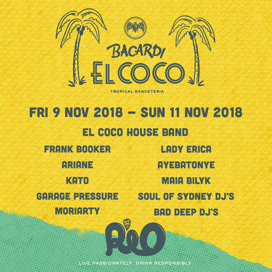 The Bacardi El Coco Tropical Danceteria Tour Is Coming To A Festival ...