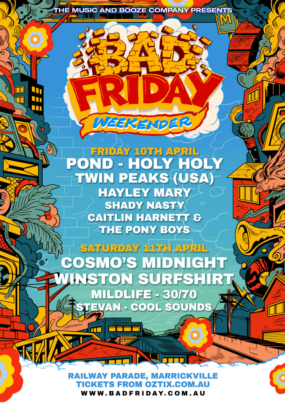 Bad Friday Announce First Acts For 2020 Ft. POND, Winston Surfshirt ...