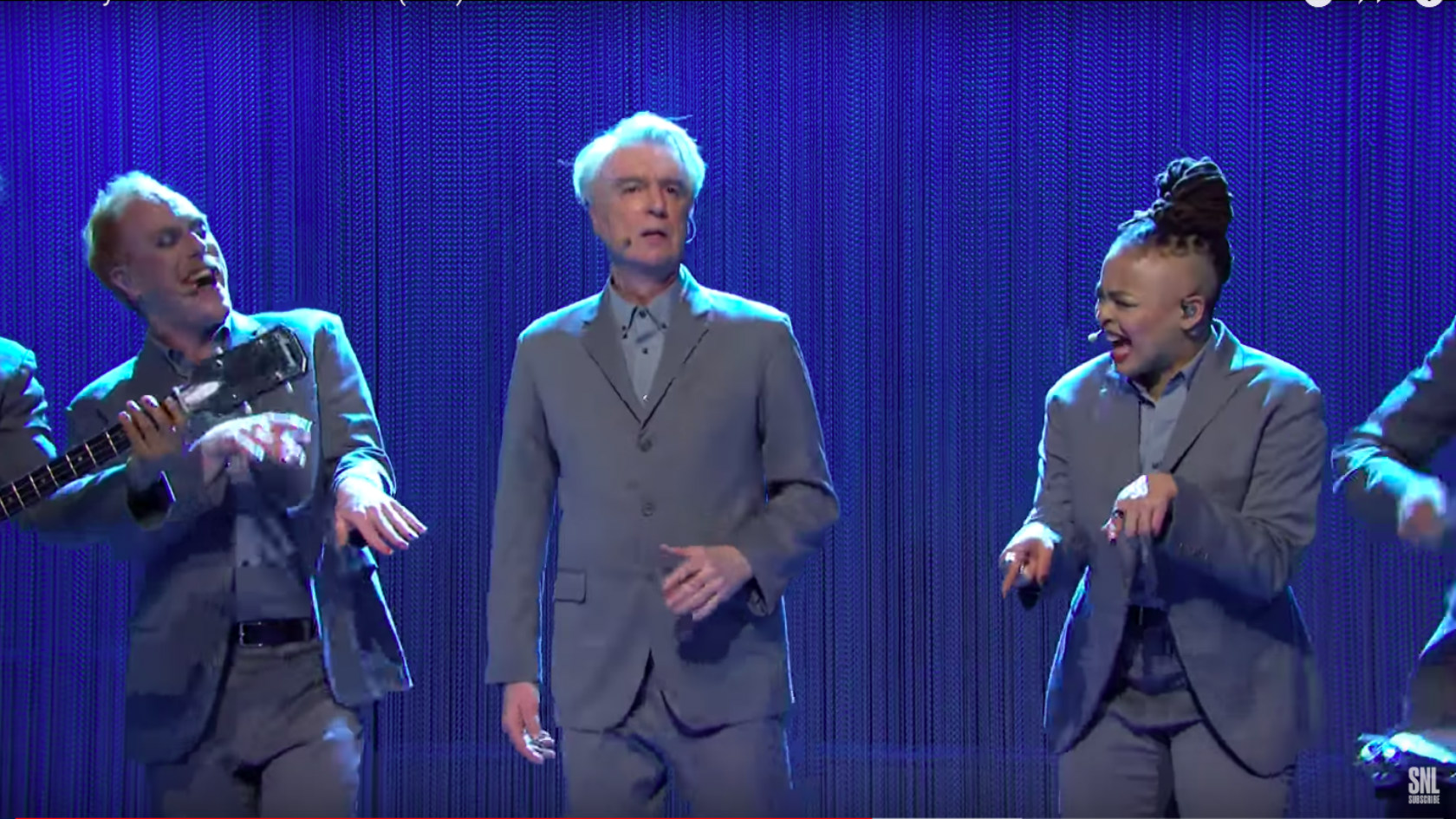 Watch: David Byrne Performs ‘Once In A Lifetime’ on SNL | lifewithoutandy Watch: David Byrne Performs ‘Once In A Lifetime’ on SNL | lifewithoutandy