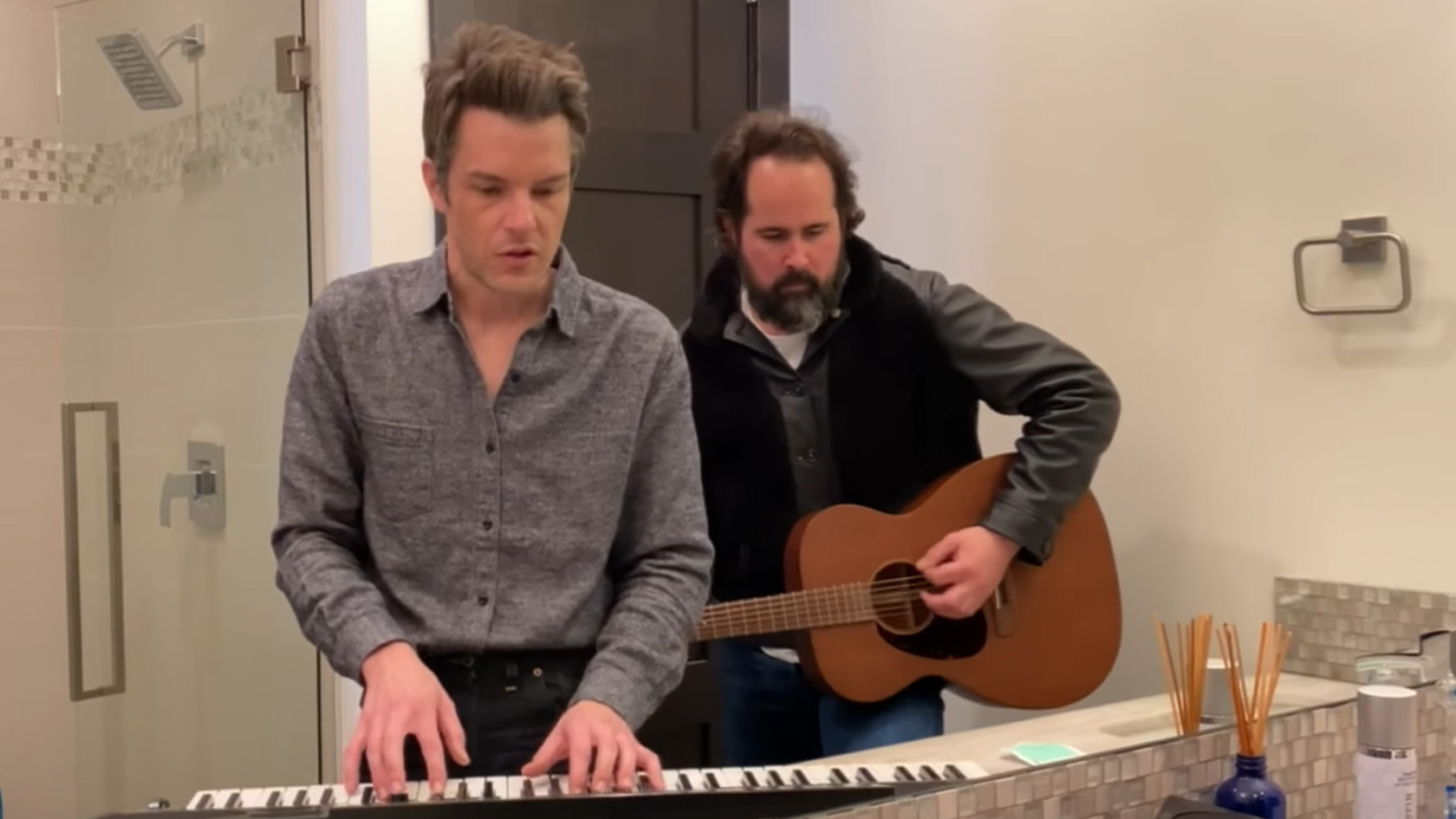 Watch: The Killers Perform 'Caution' In A Bathroom On Jimmy Kimmel Live ...