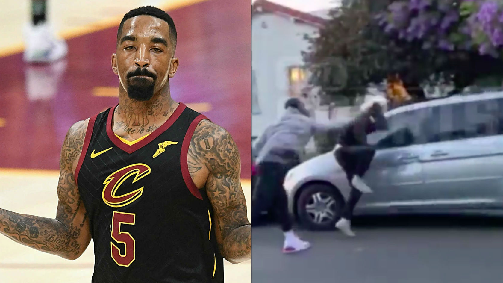 Watch: NBA Star J.R. Smith Took Down A Protester Who Allegedly ...