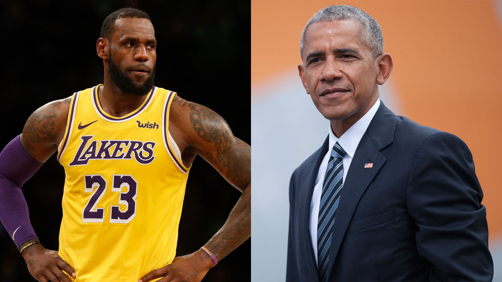 LeBron James Reacts To Barack Obama Sinking Smooth Three-Pointer ...