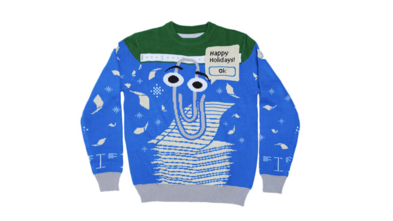 Microsoft Is Selling The Ultimate Ugly Christmas Sweater Featuring '90s ...