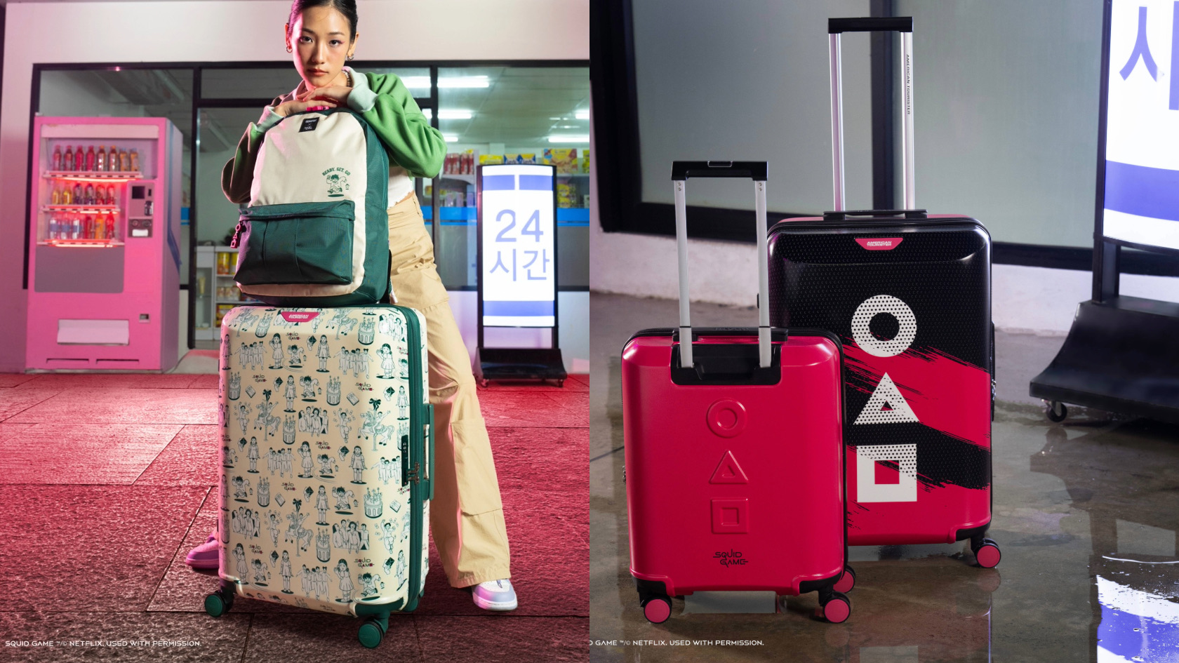 American Tourister Tap 'Squid Game' For Luggage Collection ...