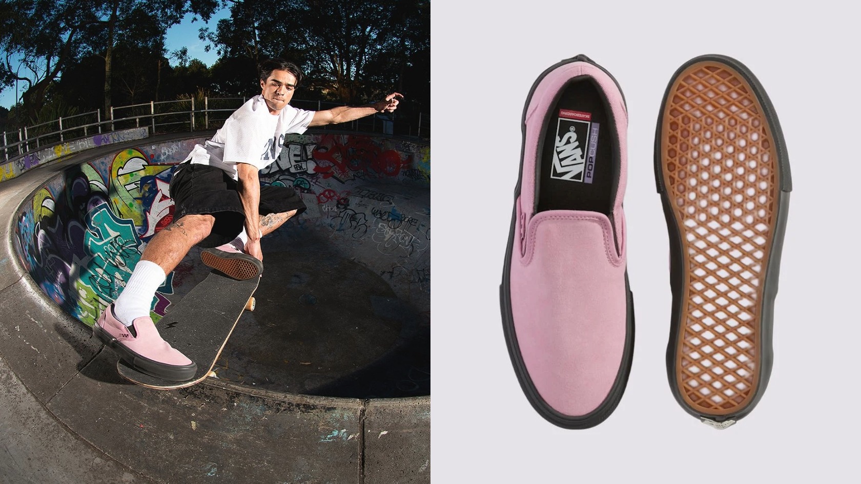 Vans' Skate Slip-On Pink-Black Colourway Has Touched Down In Australia ...